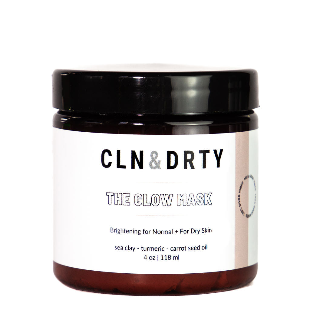 The Glow Mask - detoxifying turmeric mask for normal and dry skin – CLN ...